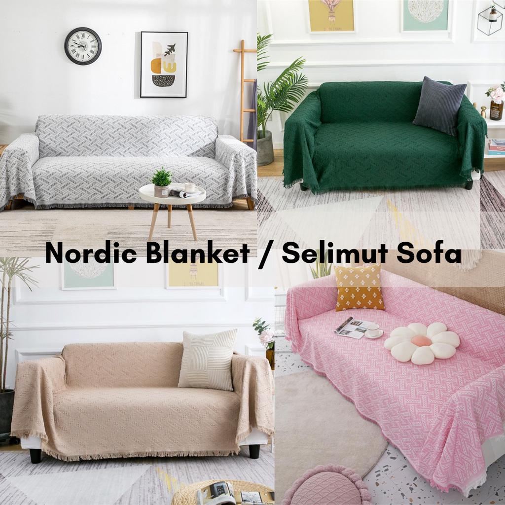 Jual Selimut Sofa / Nordic Blanket Uk. 230 x 280 cm - throw blanket ...