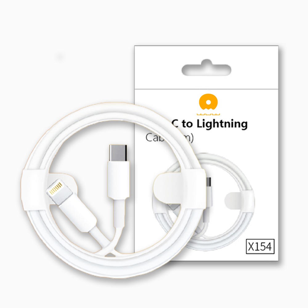 Jual CJCB-X154 WUW Kabel Data Type C To Ligh-tning 20W PD fast charge ...
