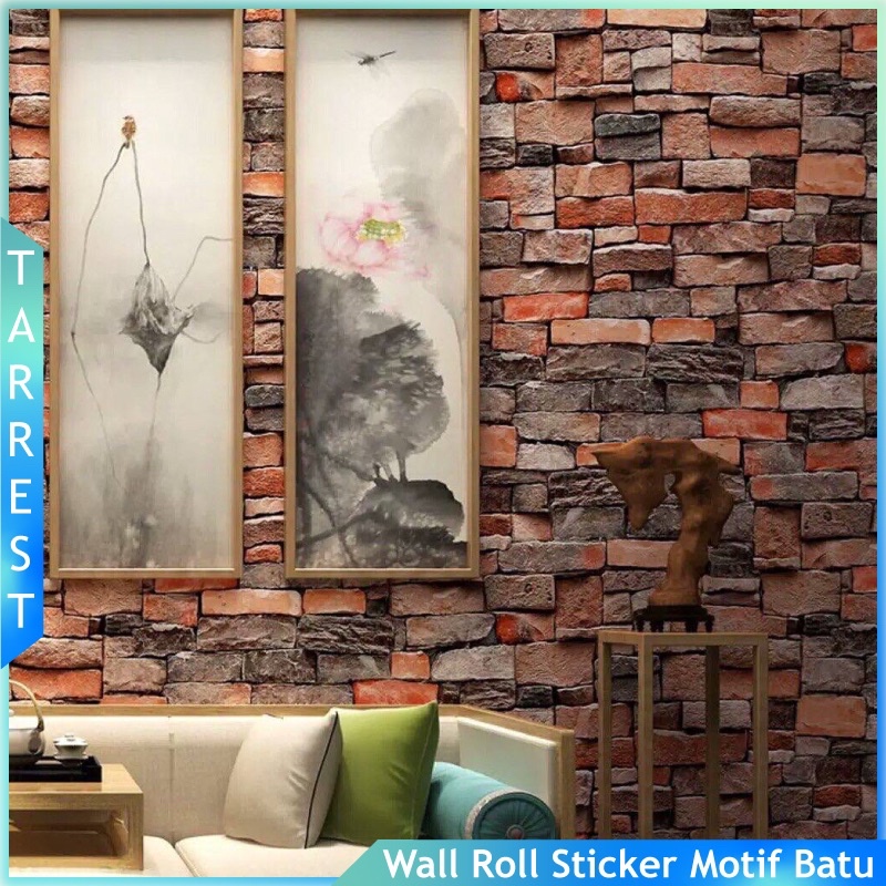 Jual Wallpaper Dinding Roll Motif Batu Alam & Marble 45cm x 10M ...