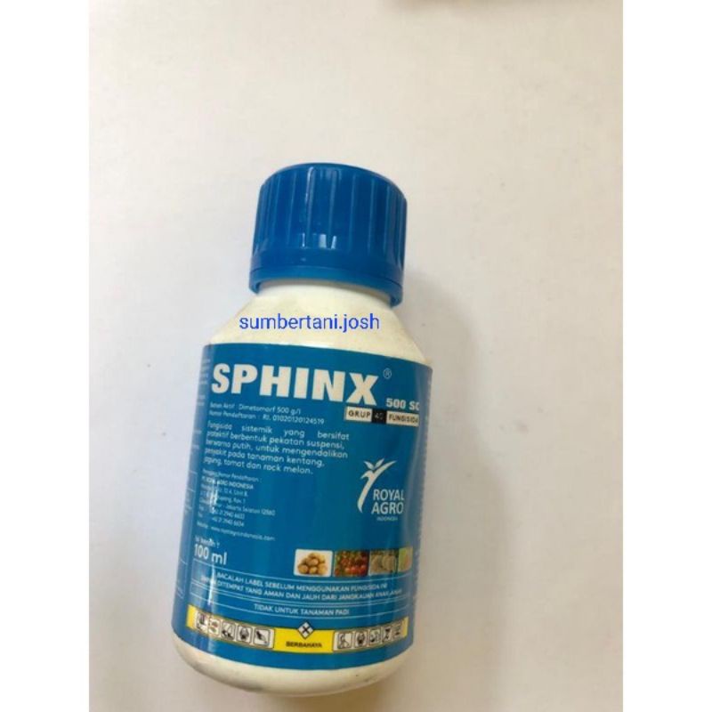 Jual Fungisida sistemik SPHINX 500 SC Royal Agro Indonesia isi 100ml ...
