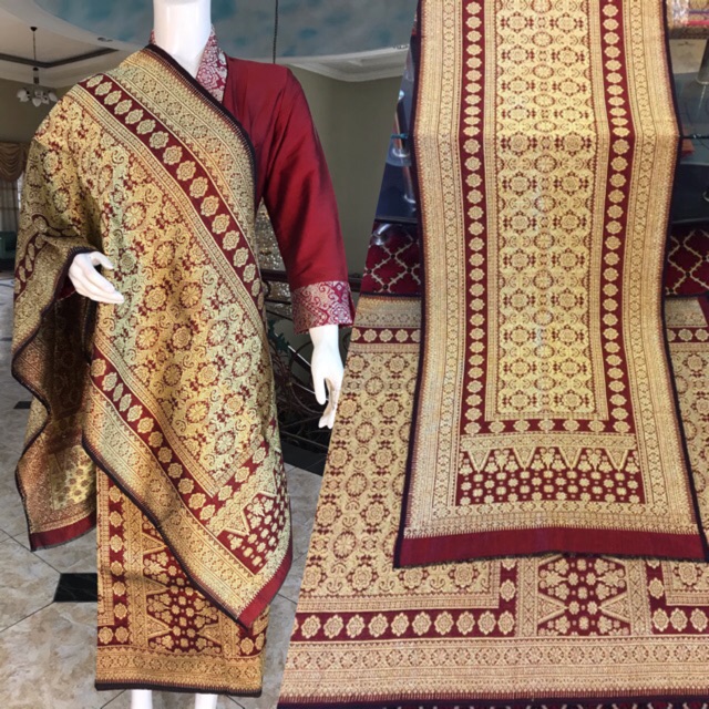 Jual Songket Lepus 1 Benang ORI_Nago bersaung / Songket Tenun Palembang asli Tenun Tangan.ilham ...