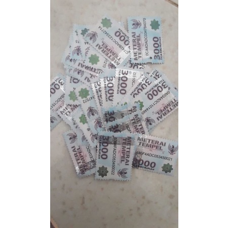 Jual materai 3000 asli no palsu | Shopee Indonesia