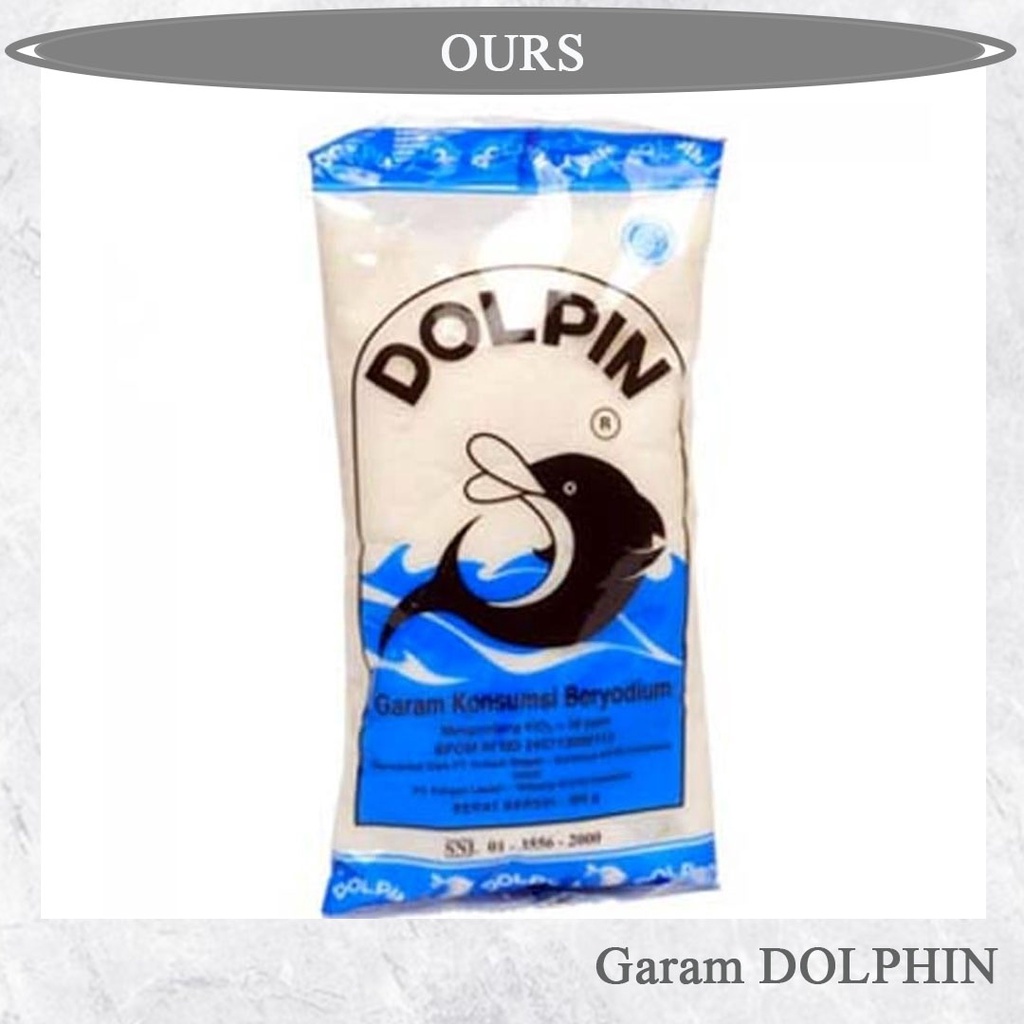 Jual Garam dolphin 500gr garam dolpin garam cap lumba lumba | Shopee ...