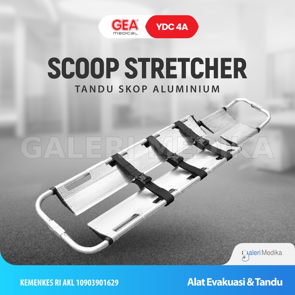 Jual Tandu / Scoop Stretcher GEA YDC 4A/4B Alumunium - Tandu Evakuasi ...