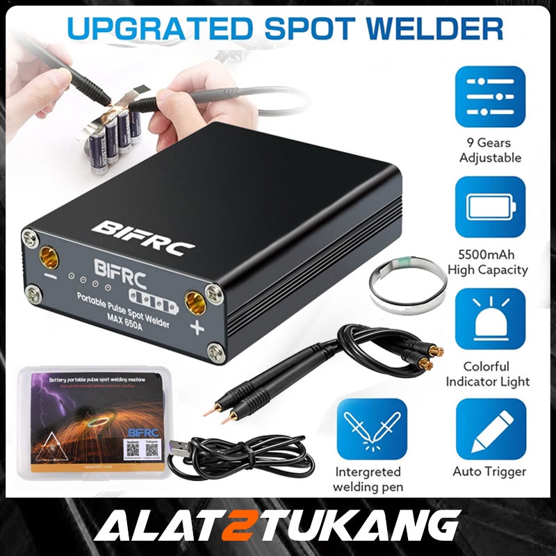 Jual Portable Spot Welder Alat Las Titik Mini untuk Baterai 18650 DH20 ...