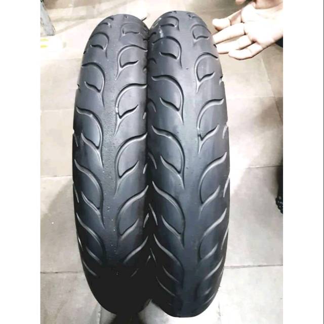 Jual Ban MP76 second UK 90/80 R 14 rata all matic | Shopee Indonesia