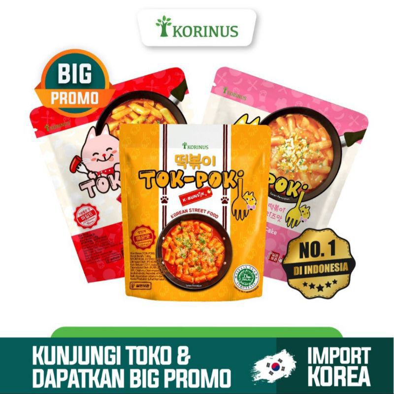 Jual KORINUS TOK-POKI Korean | Shopee Indonesia