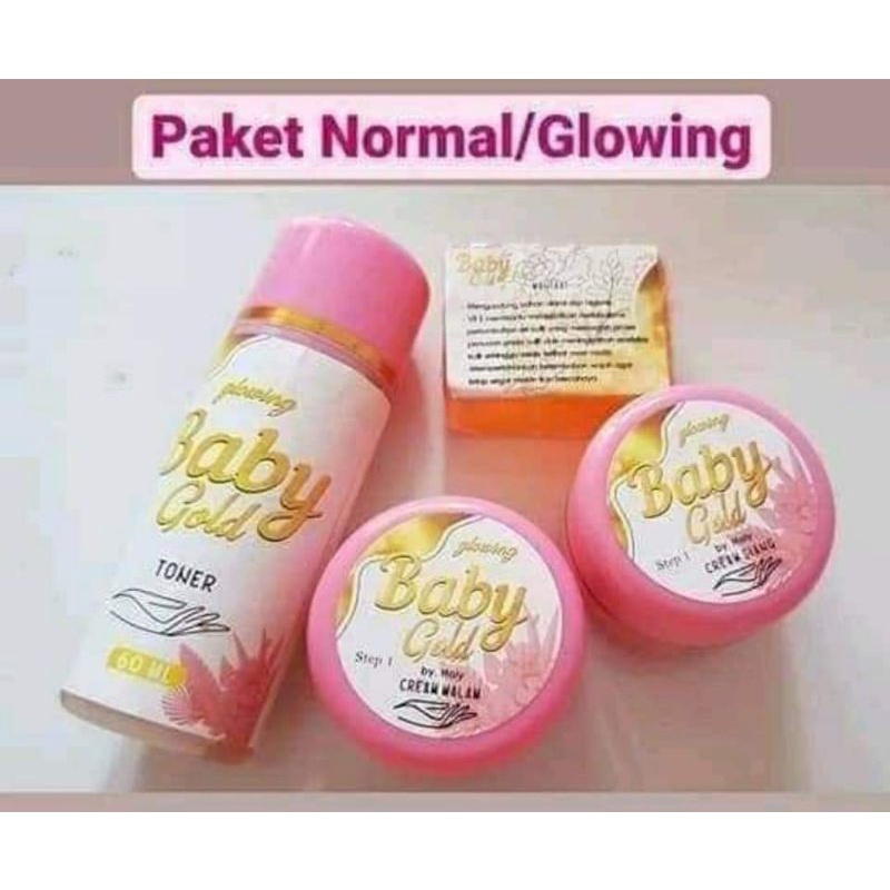 Jual SKINCARE BABY GOLD SERI NORMAL | Shopee Indonesia
