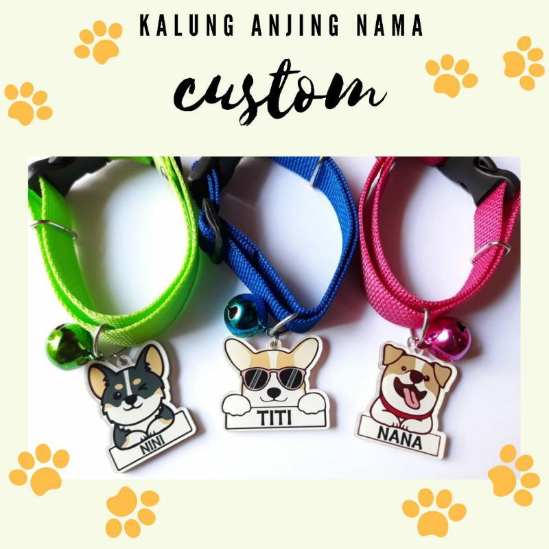 Jual KALUNG ANJING CUSTOM NAMA | Shopee Indonesia