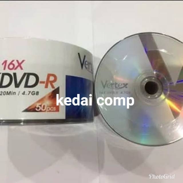 Jual DVD R Kosong Vertex DVD-R Blank 4,7GB Eceran | Shopee Indonesia