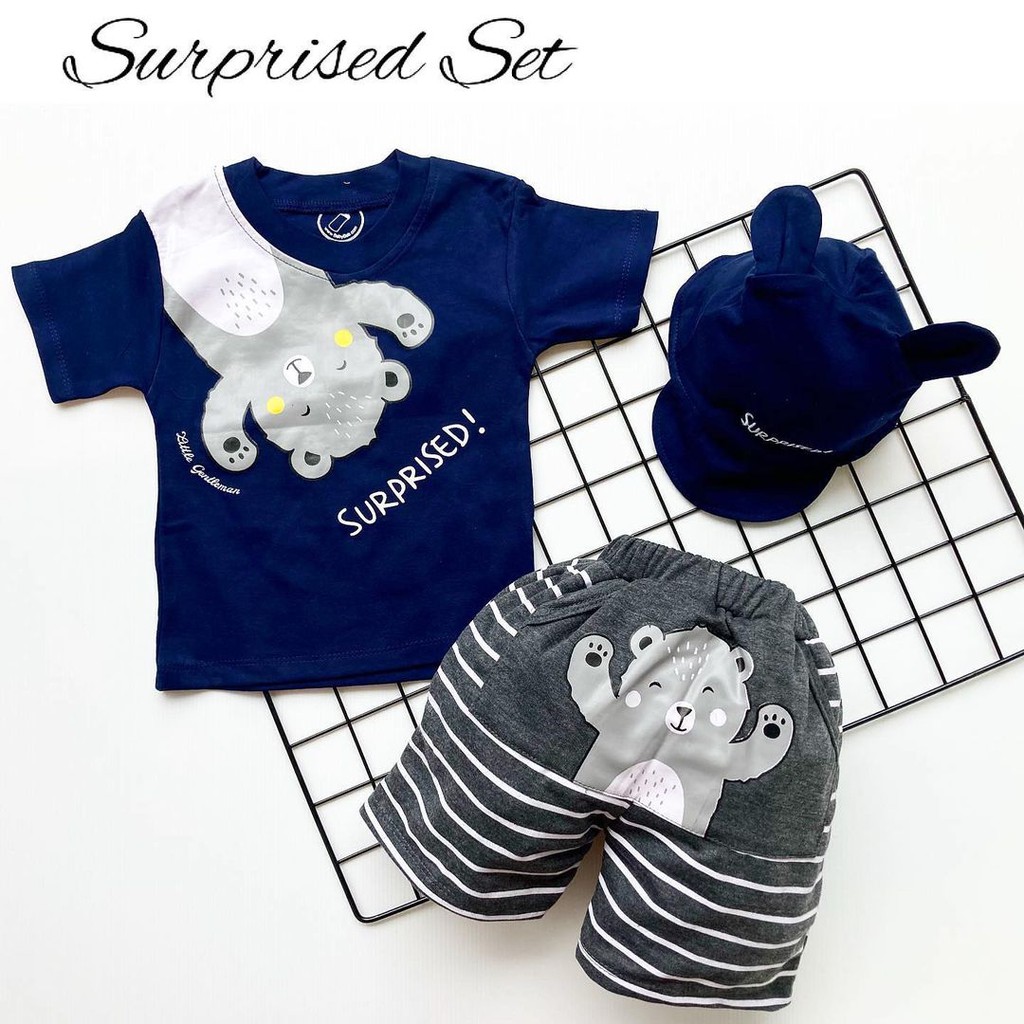 Jual Baju Setelan Kaos Celana Fashion Anak Bayi Cowok Laki Murah ...