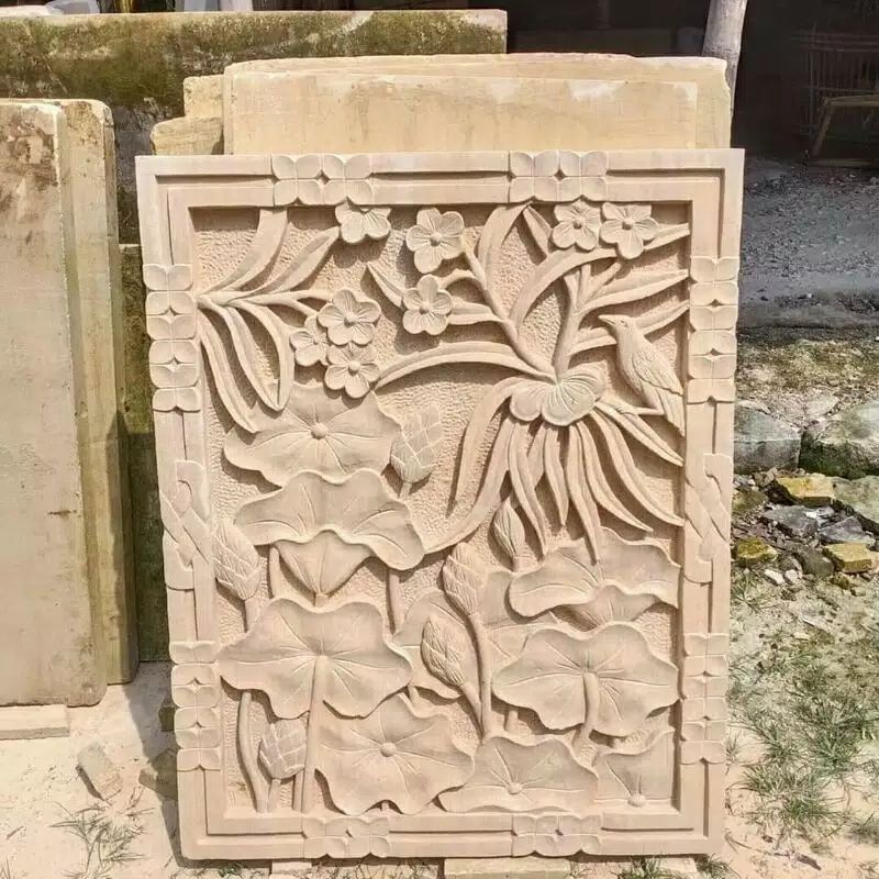 Jual ukiran ornamen relief batu alam paras yogya | Shopee Indonesia