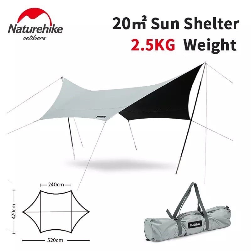 Jual FLYSHEET HEXAGONAL VINYL NATUREHIKE NH20TM087 // FLYSHEET BESAR ...