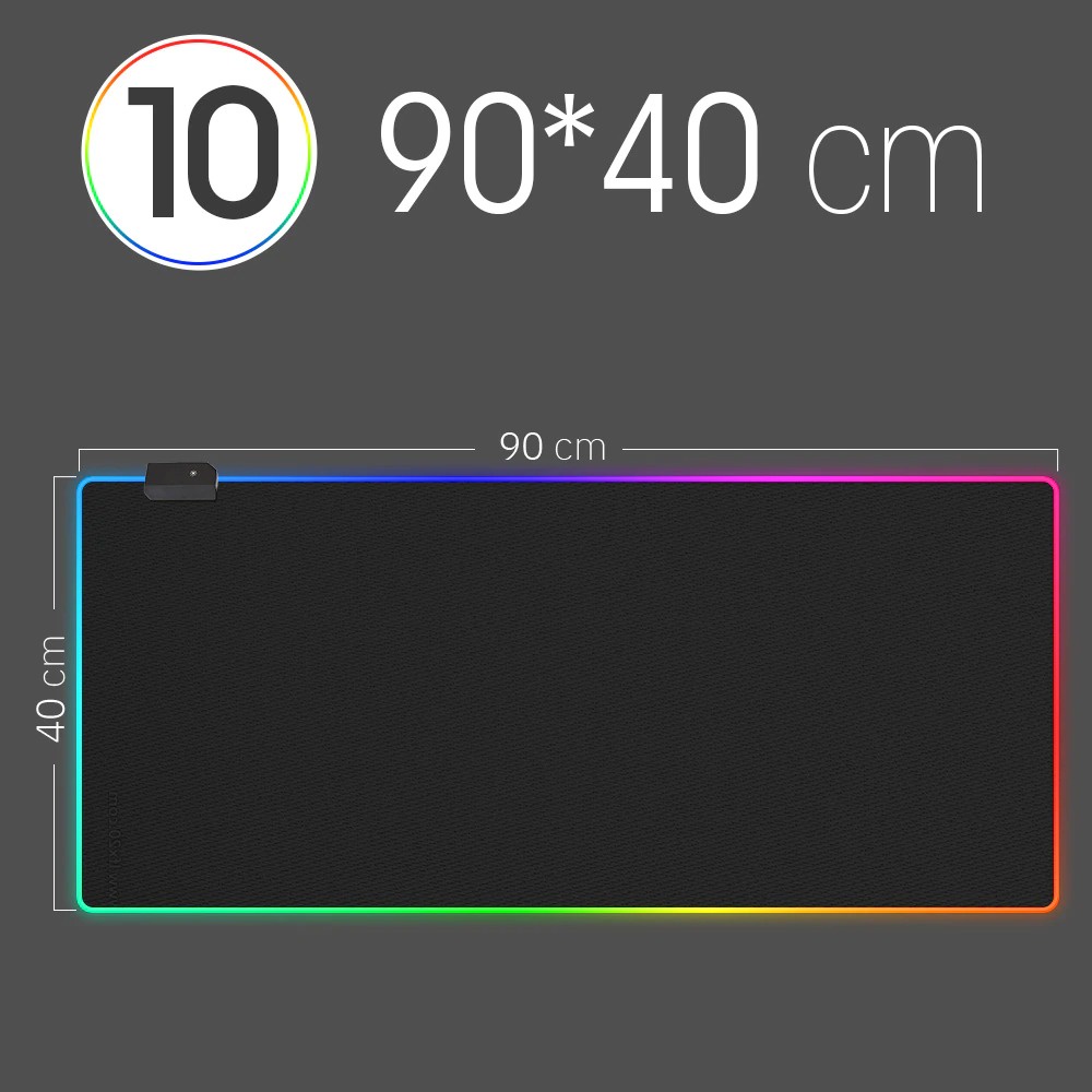 Jual Mousepad Gaming RGB / Mouse Pad Gaming RGB LED / Alas Mouse Gaming ...