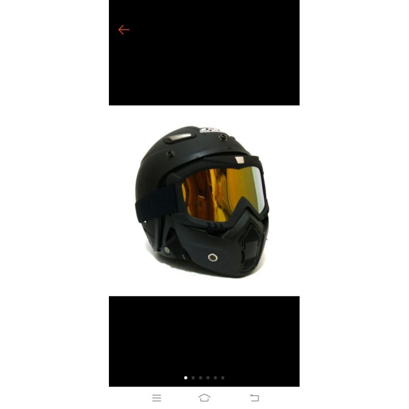 Jual Helm Cargloss Plus Google Mask | Shopee Indonesia