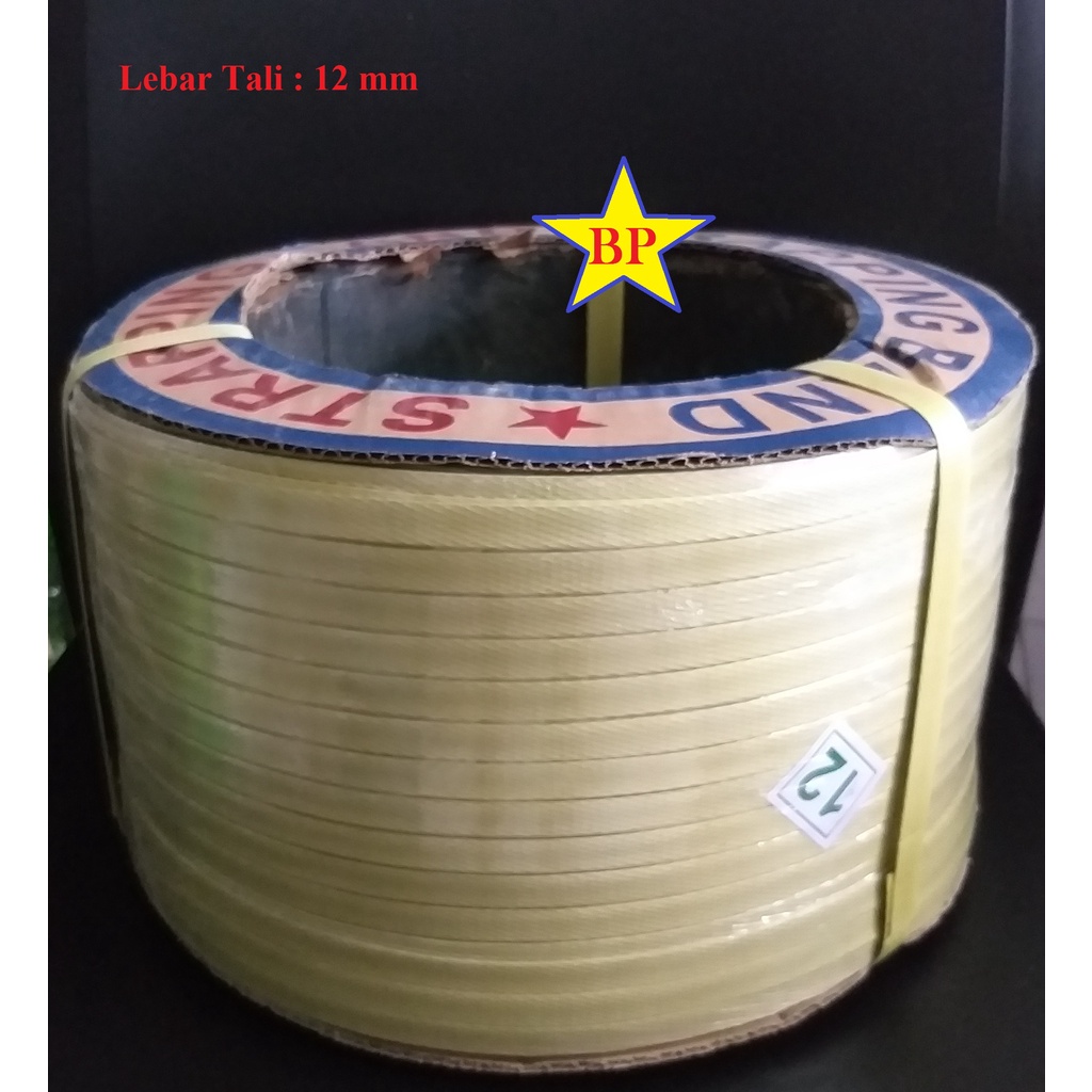 Jual Tali Strapping Band 12 mm/ Tali Packing/ Tali Klem | Shopee Indonesia