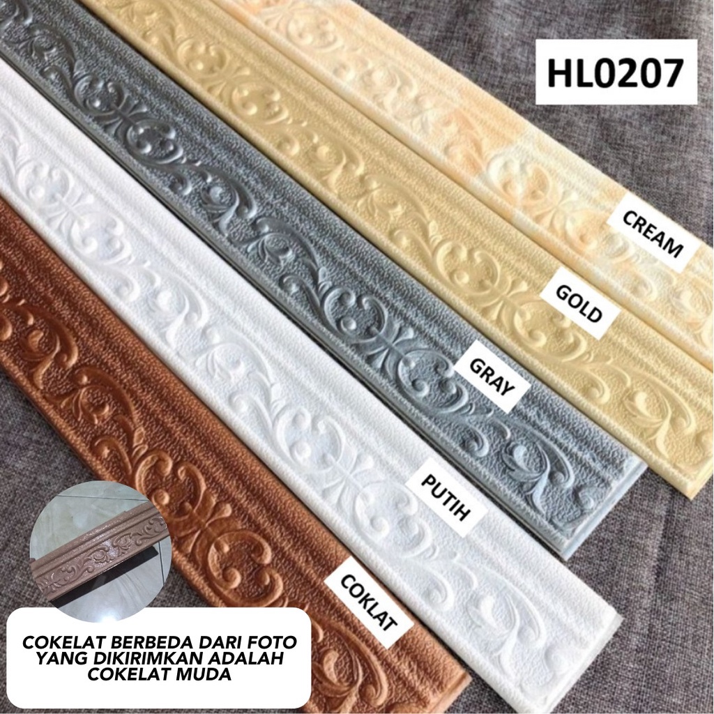 Jual HL0207 WALLPAPER DINDING 3D STRIP PERBATASAN PINGGIR STICKER ...