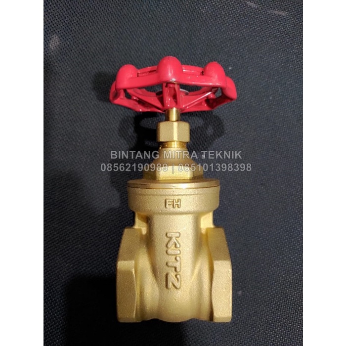 Jual GATE VALVE KUNINGAN KITZ 1 1/2" JAMINAN ASLI 100% | Shopee Indonesia