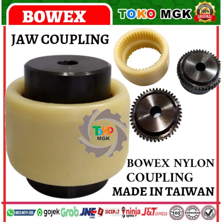 Jual M28-MAX BORE 28mm BOWEX COUPLING NYLON COMPLETE SET MADE IN TAIWAN ...