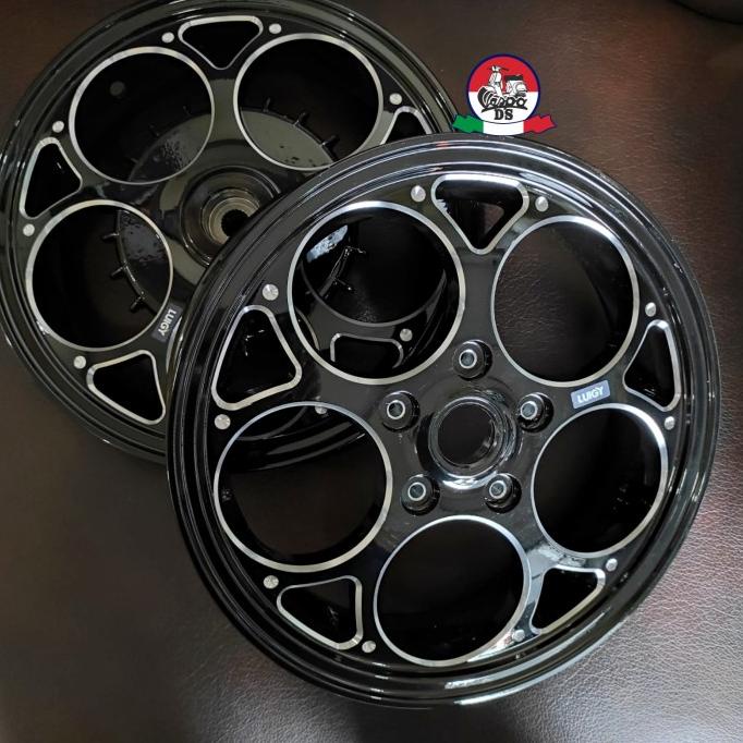 Jual Velg CNC Luigy Model Marus W125 Black Vespa Sprint Primavera LX ...
