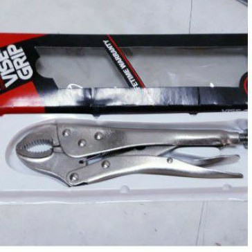 Jual Tang Buaya /vice grip /locking plier 10" Mulut Lengkung standard ...