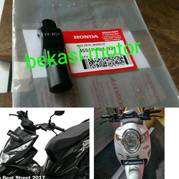 Jual Jual holder dudukan spion KIRI honda beat street new scoopy 2017 ...