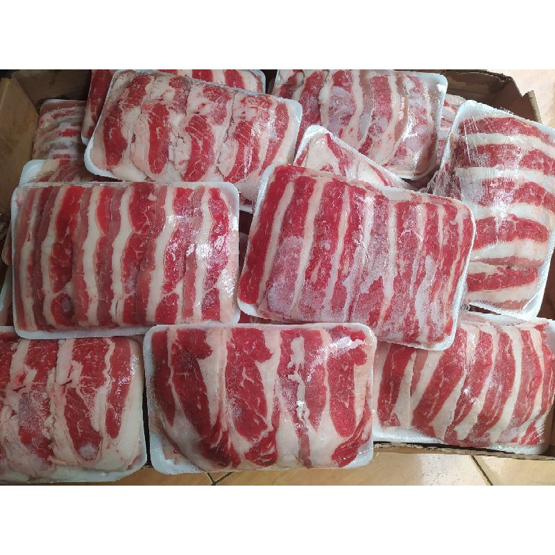Jual Daging Slice shortplate us 500gram | Shopee Indonesia