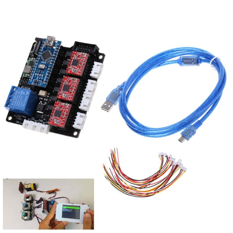Jual GRBL Laser controller board CNC USB 3 Axis Stepper Motor Driver Controller Board for CNC ...