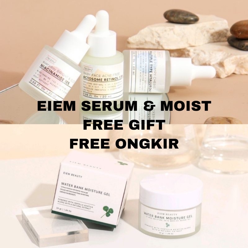 Jual EIEM BEAUTY SERUM ACNE RETINOL 1.5% / EIEM WATER BANK MOISTURIZER ...