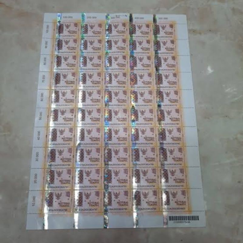 Jual Materai 10 ribu | Shopee Indonesia