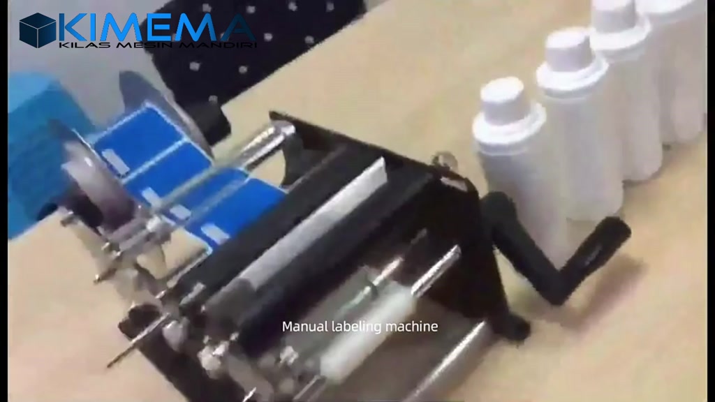 Jual MT-M3 Mesin Labelling Botol Manual Sticker Label Alat tempel label ...