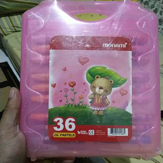 Jual crayon monami isi 36 (masih segel) | Shopee Indonesia
