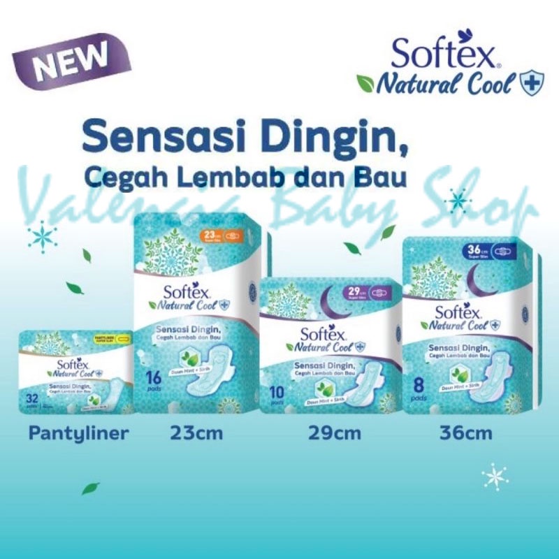 Jual Softex Natural Cool+ Super Slim | Shopee Indonesia