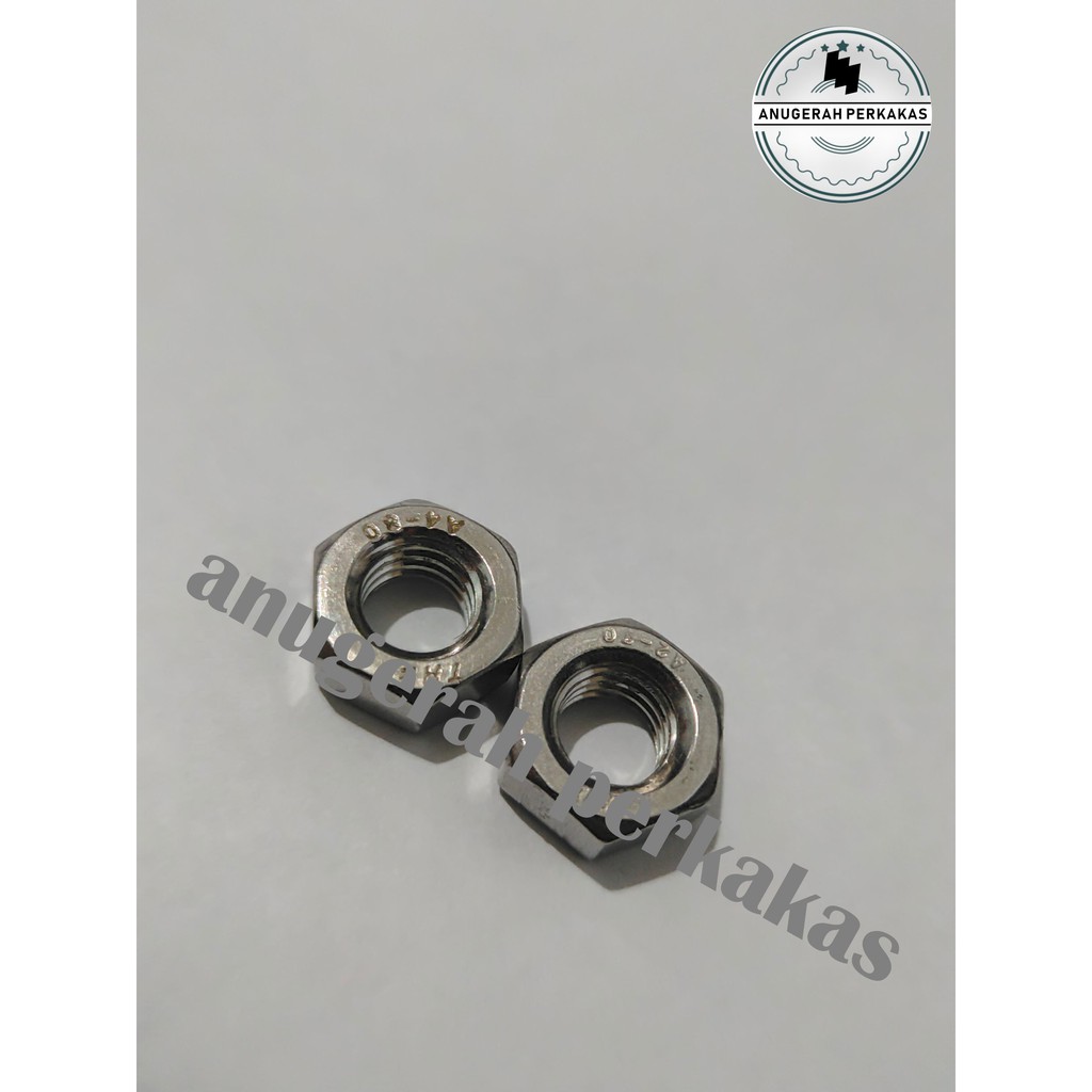 Jual Mur Baut Stainless Steel SUS 304 M8 THE (MINIMAL PEMBELIAN 10 PCS) | Shopee Indonesia