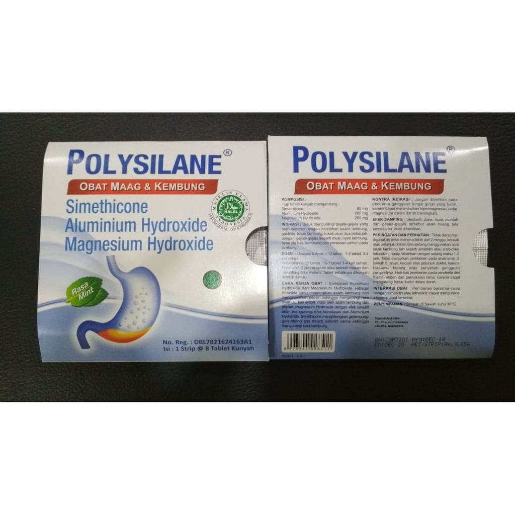 Jual POLYSILANE OBAT UNTUK MAAG TABLET | Shopee Indonesia