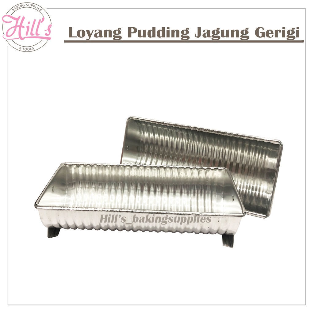 Jual LOYANG PUDDING JAGUNG REGE ALUMINIUM TEBAL / CETAKAN BOLU KUE ...