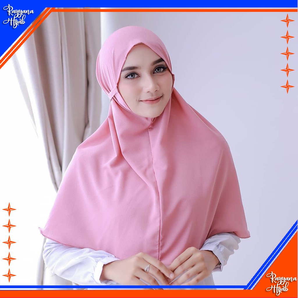 Jual HIJAB BERGO MARYAM / JILBAB INSTAN NON PET SYARI / KERUDUNG KHIMAR TALI | Shopee Indonesia