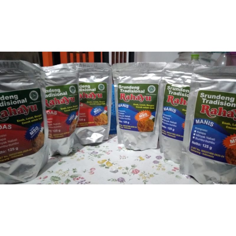 Jual Serundeng Tradisional Rahayu/Serundeng Gurih/Serundeng Bergizi ...