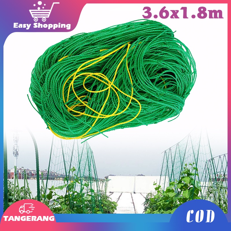 Jual 1.8*3.6m Jaring Rambatan Tanaman Buah Sayuran/Buah Plant Climbing Net/Jaring Tanaman Buah ...
