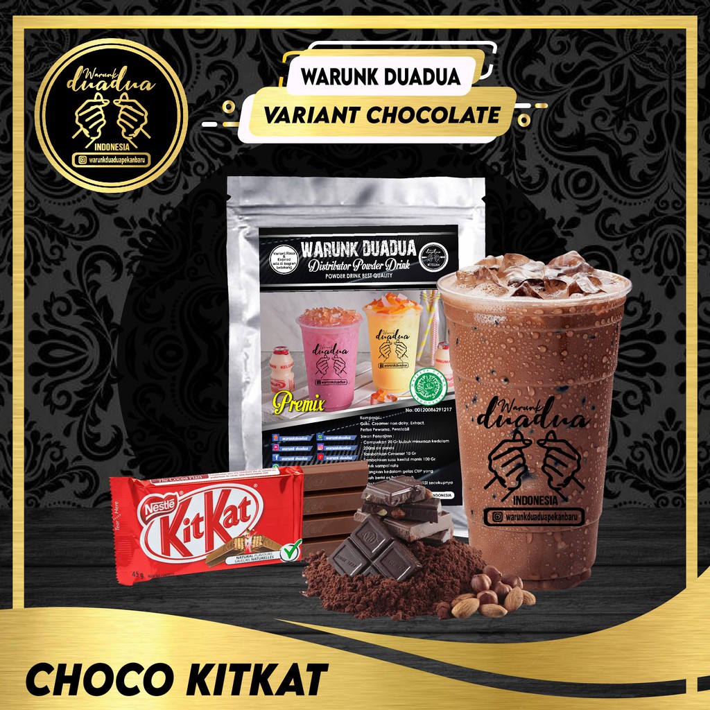 Jual CHOCO KIT KAT 1kg / Bubuk Minuman Premix Rasa Choco Kit Kat Powder ...