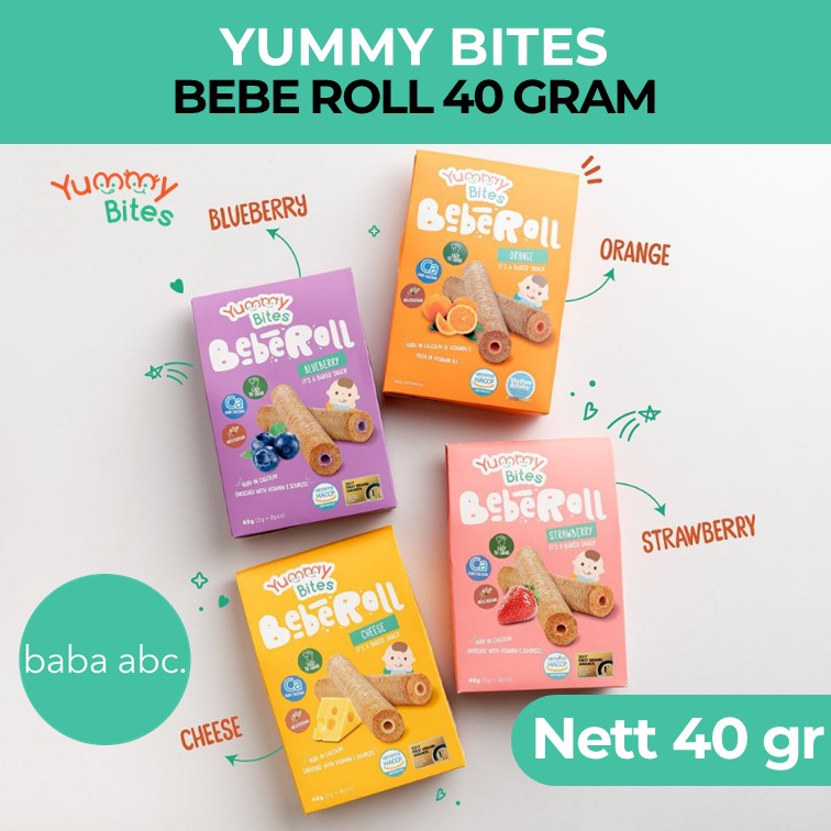Jual Yummy Bites Bebe Roll Beberoll 40 gram 9 mo+ (9 bulan keatas ...