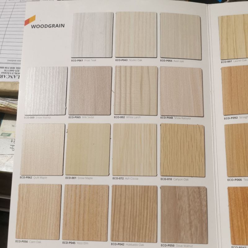 Jual buku Katalog HPL ECO terbaru 2025 sampel hpl eco | Shopee Indonesia