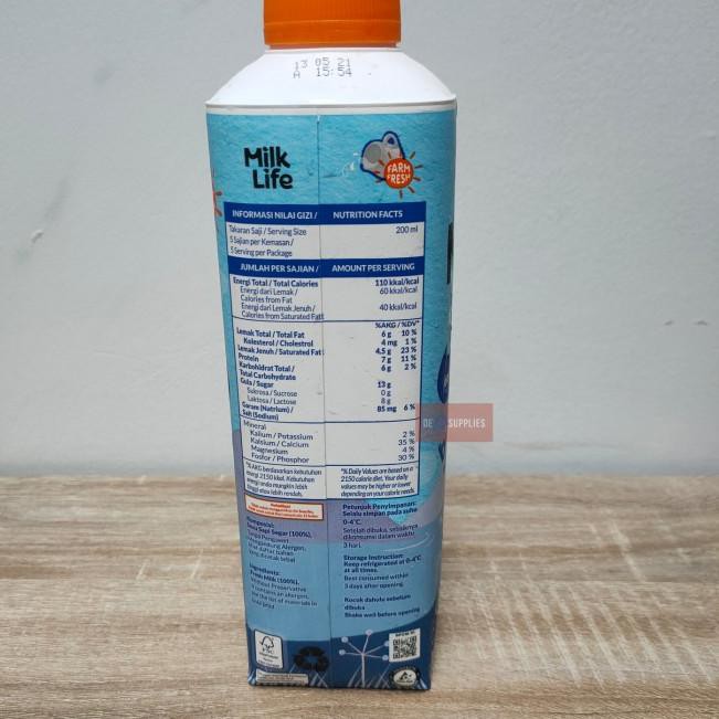 Jual ☉ Susu Milk Life Fresh Milk 1L - Milklife Susu Segar Barista ...