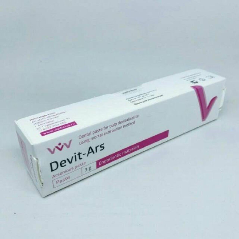 Jual Devit S devit ars devitalisasi pulpa arsen non arsen devitec depulpin medikamen endo root ...