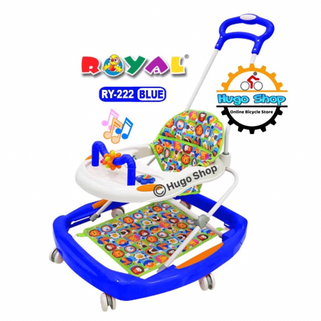 Jual Alat Belajar Jalan Bayi - Baby Walker Royal RY 222 Biru | Shopee ...