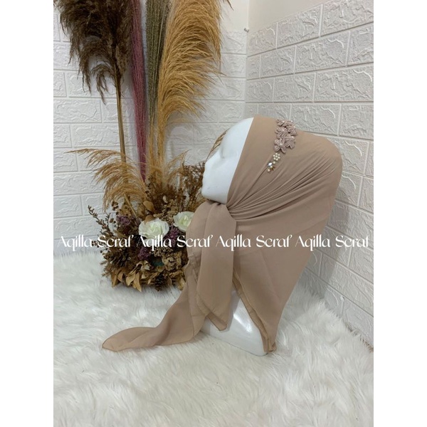 Jual Hijab Segi Empat Bunga/segi empat bando bunga/S4 bella square ...