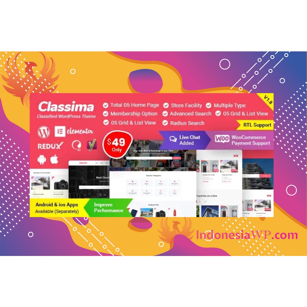 Jual Classima v2.1.6.1 – Classified Ads WordPress Theme | Shopee Indonesia