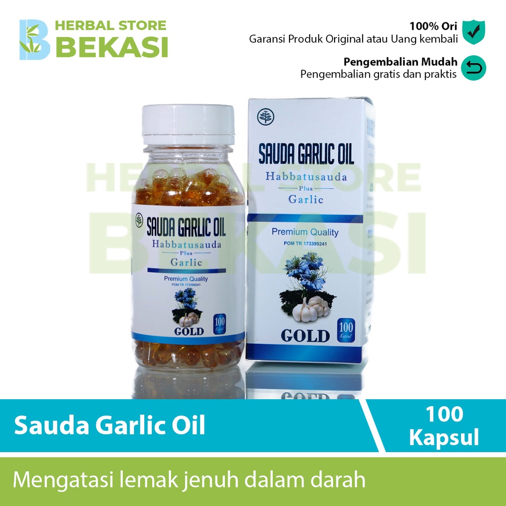 Jual Habbatussauda Sauda Garlic Oil 100 Kapsul Asli Original BPOM ...