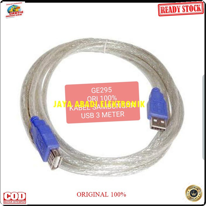 Jual G295 SAMBUNGAN USB 3M ORIGINAL Kabel usb sambungan 3 meter cable ...