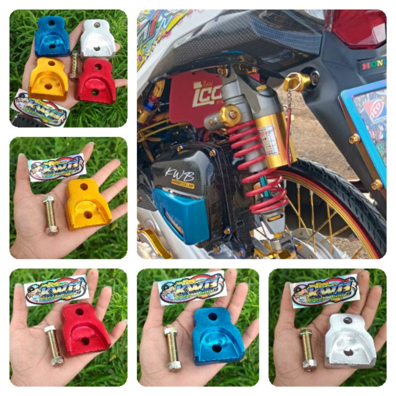 Jual PENINGGI SHOCK MATIC ATAS SAMBUNGAN SHOCKBREAKER MATIK RAISER ...